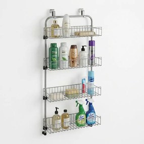 METALTEX Závěsný organizér na dveře, 4 patra, Baskets4Door, 45 x 17 x 103 cm