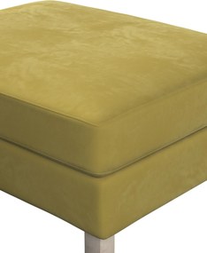 Potah na podnožku IKEA Karlstad barva zelená látka lesklé, sametová
