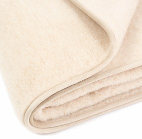 Kampol K Bedding hřejivé produkty Vlněná přikrývka 155x200 australské merino 600g capucino