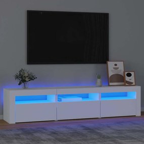 TV skříňka s LED osvětlením bílá 180 x 35 x 40 cm 3152754