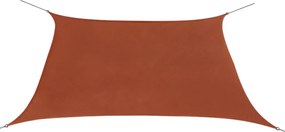 vidaXL Stínící plachta oxfordská látka čtvercová 2 x 2 m [43021] Barva: Cihlová