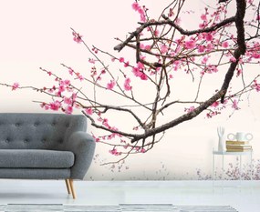 Malvis ® Tapeta Sakura ozdobná Vel. (šířka x výška): 288 x 200 cm
