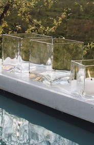 ADRIANI E ROSSI - Set 4 váz SQUARE GLASS