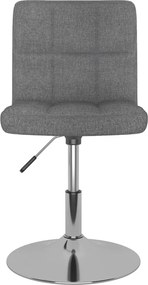 vidaXL Otočná jídelní židle textil [3087470] Barva: Tmavě šedá