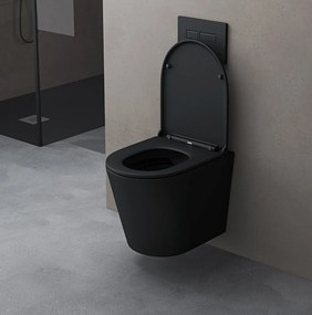 design závěsný klozet DOPORRO DZ108 - WC BLACK - soft close