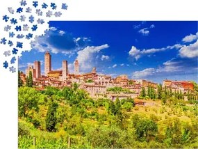 ENJOY Puzzle San Gimignano, Itálie / 1000 dílků / od 14 let