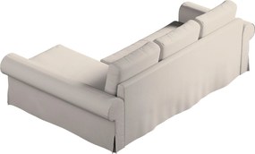 Potah na pohovku IKEA Backabro rozkládací se šezlongem barva béžová látka pletený vzor