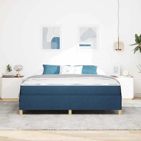 Rám postele Modrá 180 x 200 cm textil 3398961