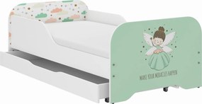 Wooden Toys Dětská postel MIKI 140x70 WRÓŻKA