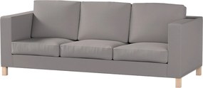 Potah na pohovku IKEA Karlanda 3-místná nerozkládací, krátký barva béžová látka pletený vzor