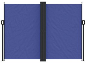 Zatahovací boční markýza modrá 180 x 1 000 cm,  4004746
