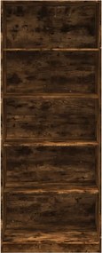 Šatní skříň kouřový dub 80 x 50 x 200 cm kompozitní dřevo 3307724
