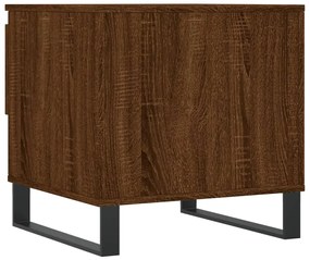 Konferenční stolek hnědý dub 50 x 46 x 50 cm kompozitní dřevo - Default Title