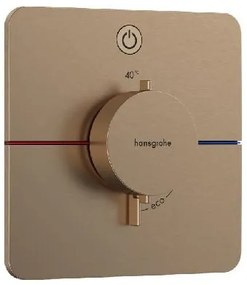 Hansgrohe ShowerSelect Comfort - Termostatická baterie pod omítku, kartáčovaný bronz 15581140