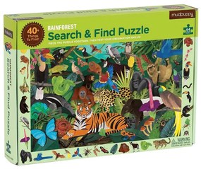 Mudpuppy Puzzle Hledání v deštném pralese