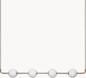 Ručně foukané závěsné LED svítidlo Audrey Linear