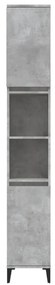 Koupelnová skříňka betonově šedá 30x30x190 cm kompozitní dřevo