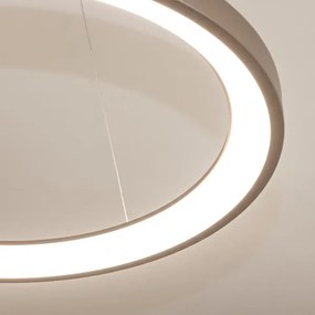 BRILAGI - LED Stm lustr na lanku FALCON SLIM LED/42W/230V pr. 50 cm béžová + DO