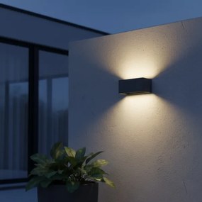 Ideal Lux - LED Venkovní nástěnné svítidlo ATOM LED/25W/230V IP54 antracit