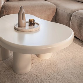 Konferenční stolek Vercelli, 100 cm bílý