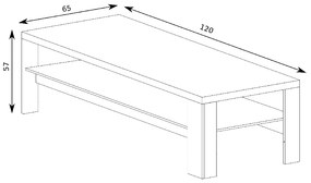 Natural - konferenční stolek N20 - dub ribbeck
