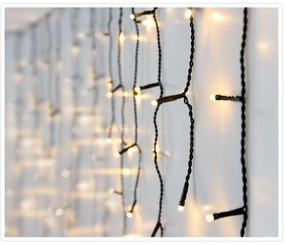 Světelný vánoční řetěz Icicle teplá bílá, 360 LED