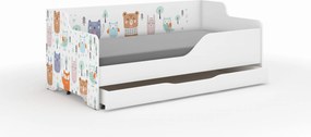 Wooden Toys Dětská postel LILU 160x80 LAS – sada