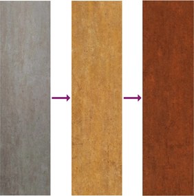 Okraj trávníku 30 ks 100 x 0,05 x 30 cm Rezavá 3335787