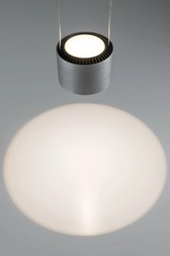 Paulmann 79720 Aldan, závěsné svítidlo, 3x13W LED 2700K stmívatelné, broušený hliník, šířka 67cm
