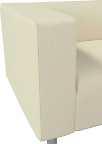 Potah na pohovku IKEA  Klippan 2-místná barva krémová látka lesklé, pletený vzor