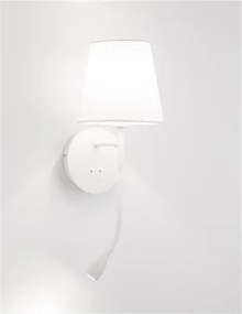 Nástěnné svítidlo NOVA LUCE NIA E27 + LED na čtení 3000K 9182371 bez žárovky