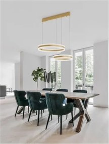 Závěsné LED svítidlo NOVA LUCE AGOS 124W 3000K 9054445 stmívatelné Triac