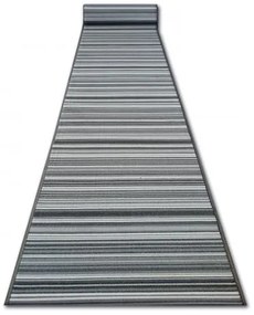 Běhoun pogumovaný SKY LINES pruhy šedý Šíře: 100 cm
