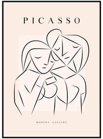 Pablo Picasso - Dvě dívky Rozměr plakátu: 30 x 40 cm