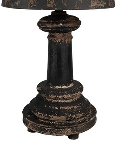 Černo-zlatá stolní lampa Garritt – 35x64 cm