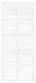 Posuvné dveře bílé 90 x 1,8 x 214 cm masivní borové dřevo,  824634
