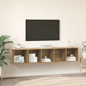 Sada televizních skříní 2 ks Artisanový dub Kompozitní dřevo 3393173