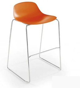 INFINITI - Barová židle PURE LOOP MINI ROD 3D WOOD - vysoká