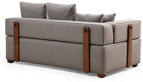 Designová rohová sedačka Galatea 360 cm šedá - pravá