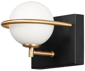 Toolight Moderní nástěnná lampa APP1300-1W Black Gold