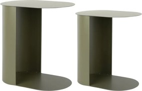 Kovový odkládací stolek Riqueza Oval – Leitmotiv