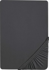 Biberna Napínací prostěradlo žerzej-elastan, výška rohu do 25 cm. (titan, 140-160 x 200 cm)