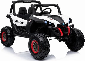 LEAN CARS Akumulátorové auto XMX603 4x4 s panelem MP4, bílé