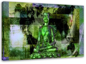 Obraz na plátně Abstraktní Buddha Zen Spa - 120x80 cm