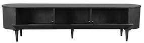 LABEL 51 dřevěný TV stolek OLIVA 55x220 cm černý ME-70.058