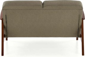 Dvoumístná pohovka MILANO z masivu 120 cm olivová/ořechová