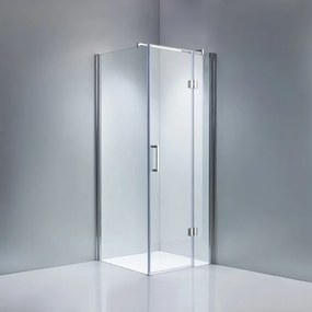 BPS-koupelny Čtvercový sprchový kout HYD-SK1390B 90x90 chrom/transparent - bez vaničky
