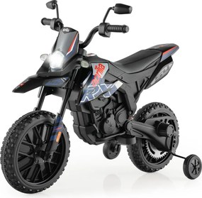 Costway Elektrická dětská motorka Aprilia s tréninkovými koly a hudbou