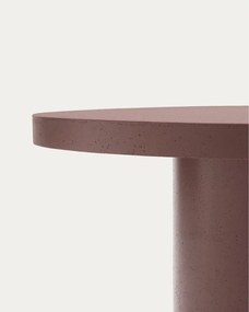 Betonový kulatý zahradní jídelní stůl ø 120 cm Aiguablava – Kave Home