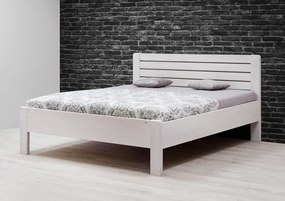 BMB Sofi Lux XL postel - buk Moření: Bělená, Provedení: oblé, Rozměr: 160 x 200 cm